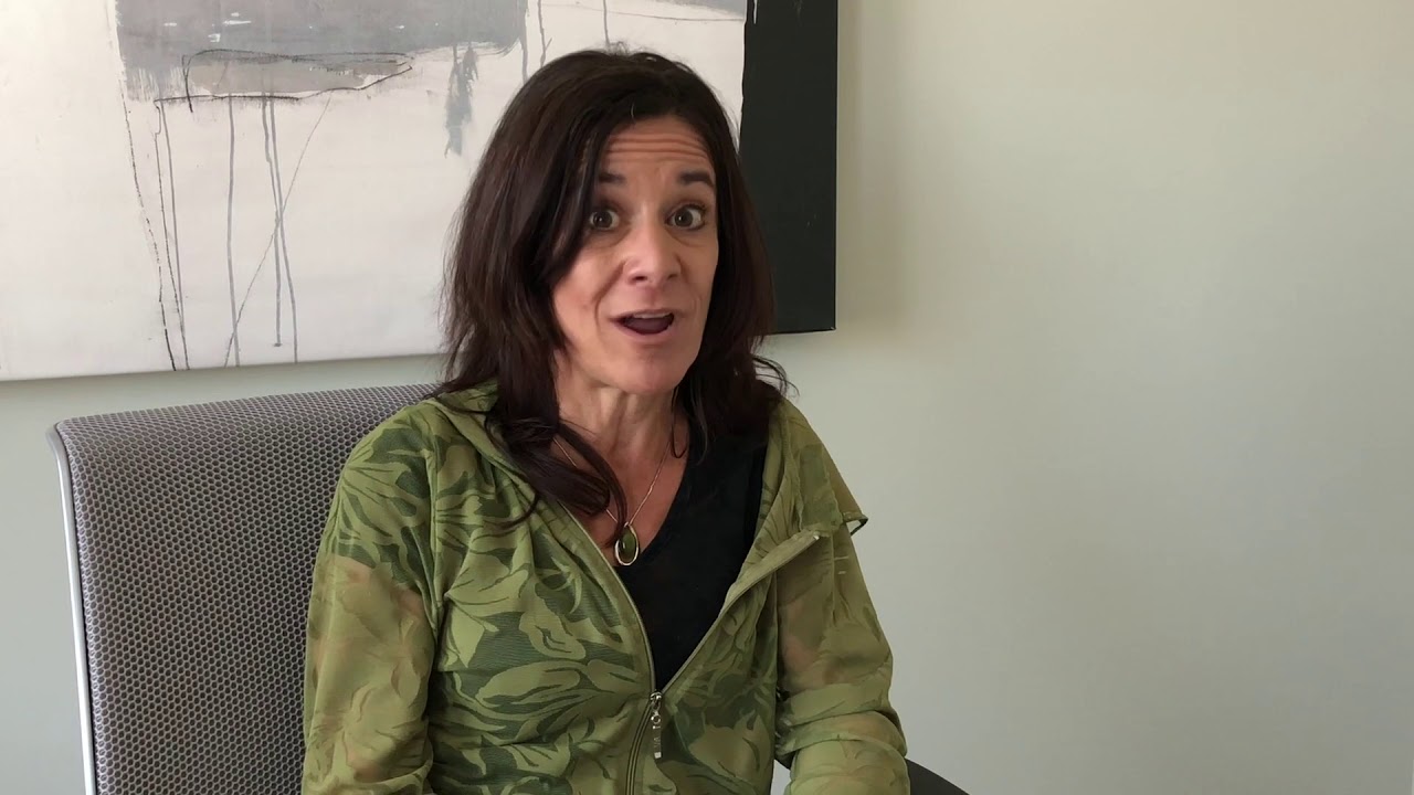 Trish Wood with Blue Sky Bridge