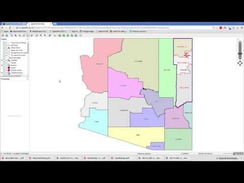 How to find GPS coordinates of land in Apache County AZ