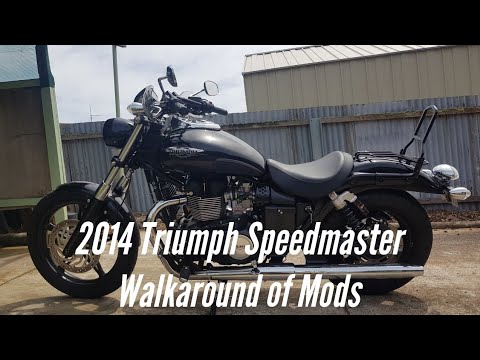 2014 Triumph Speedmaster walkaround of mods – iRidetas