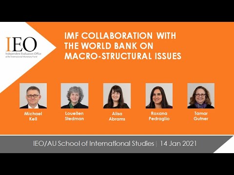 IEO Virtual Seminar: IMF Collaboration with the World Bank on Macro-Structural Issues (with AU)
