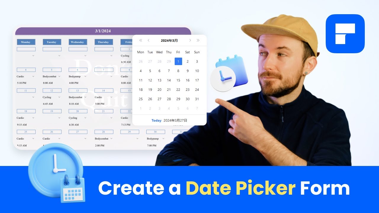 How to add a date field in PDF