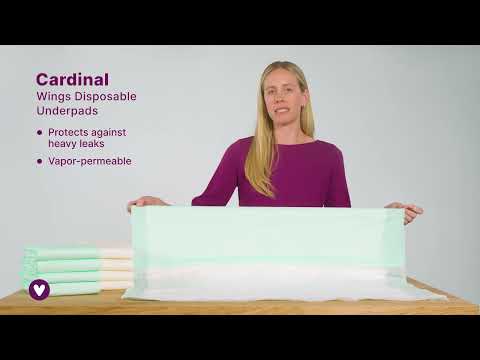 Cardinal Wings Disposable Underpads | Carewell’s Guide to Home Health