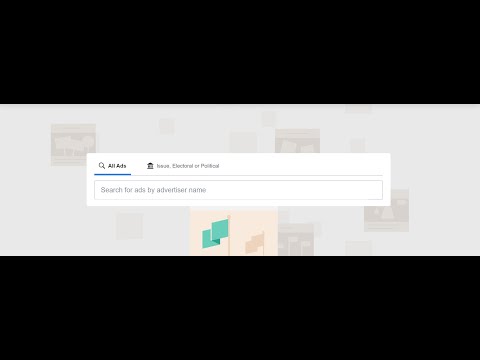 Facebook Ads Library tool