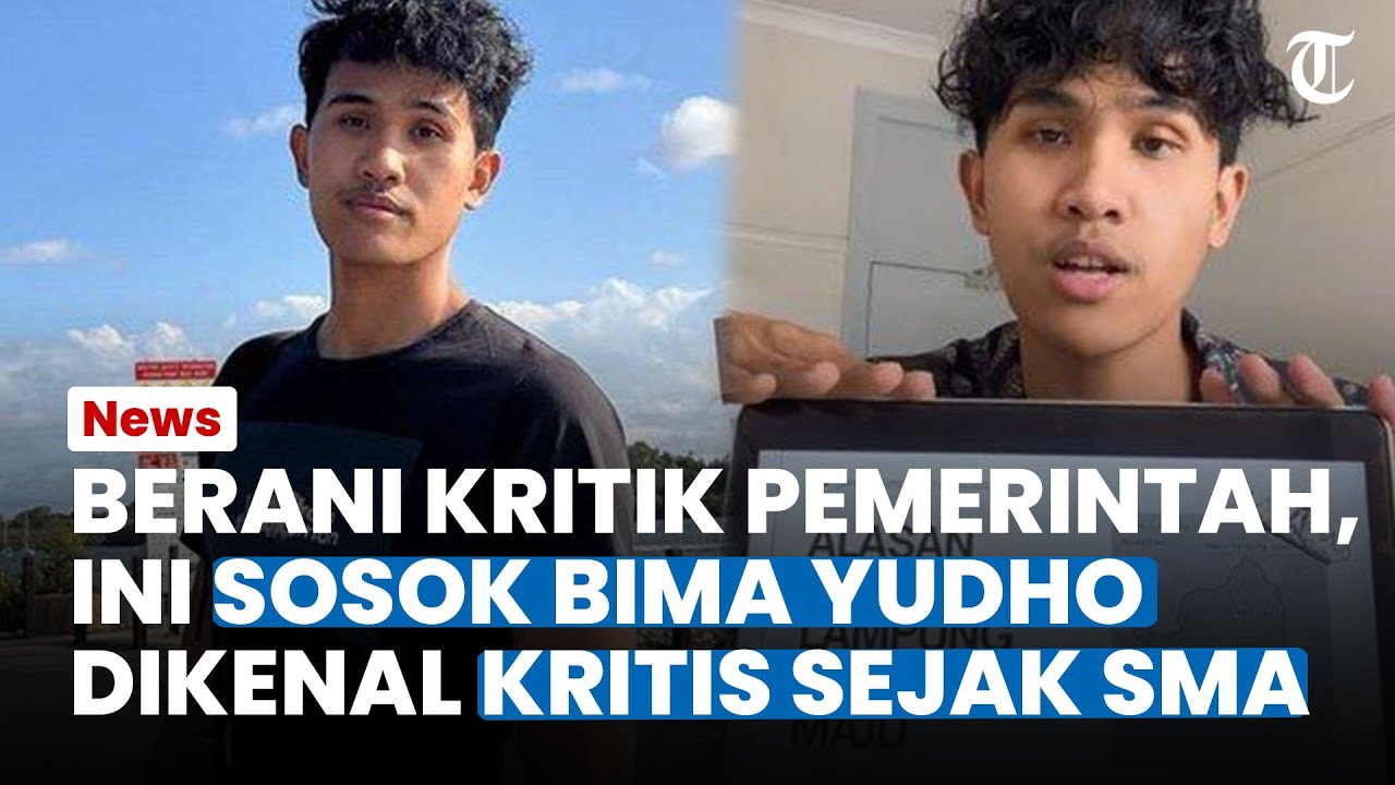 Berani Kritik Pemerintah Lampung, Ini Sosok Bima Yudho, Dikenal Kritis Sejak SMA - Tribun Video