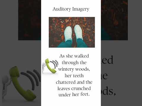 Types of Imagery #Auditory#imagery#youtubeshorts