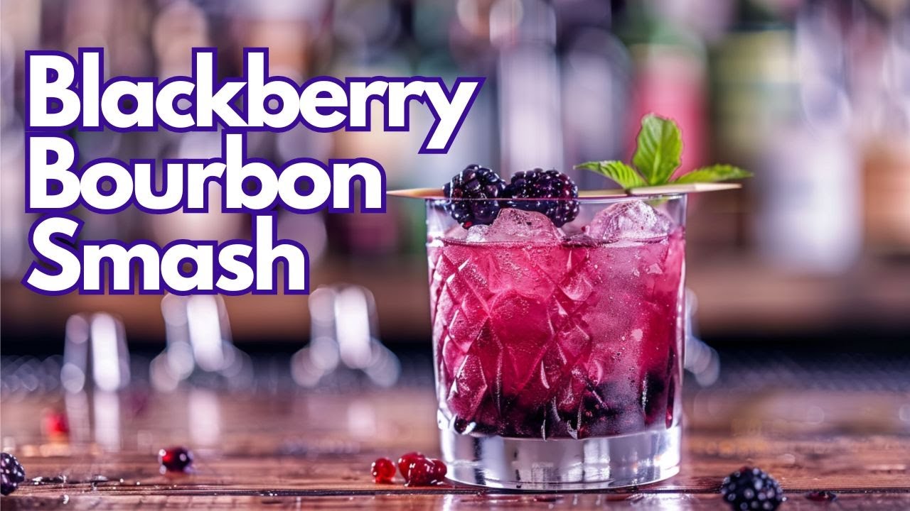 Blackberry Bourbon Smash Cocktail Recipe | Step-by-Step Tutorial