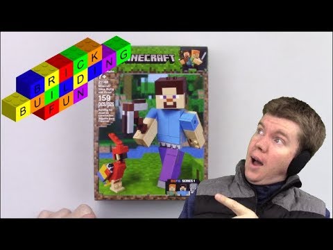 Minecraft Big Figs – Brick Building Fun
