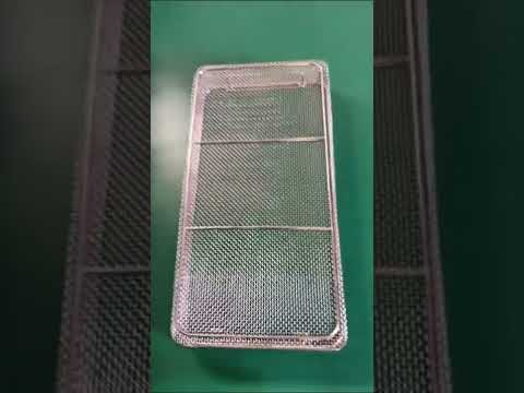 stainless steel wire mesh basket tray