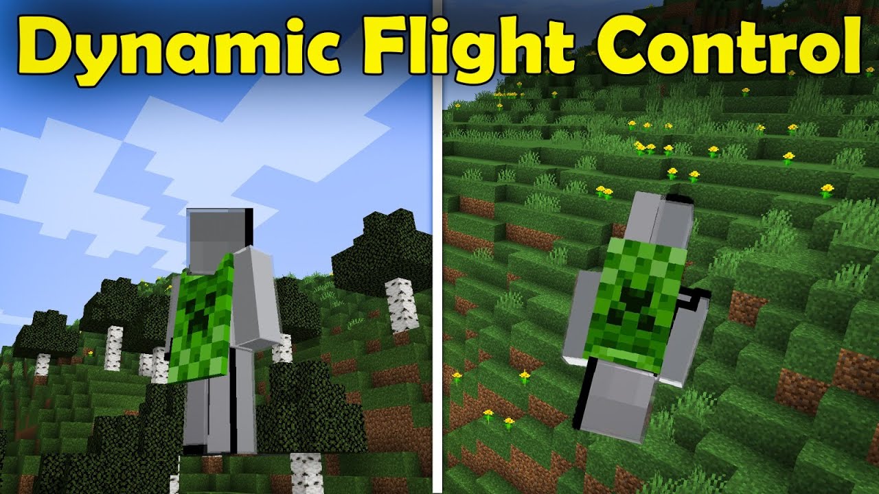 Dynamic Flight Control Mod v1.5 | Forge | Fabric | Minecraft Java