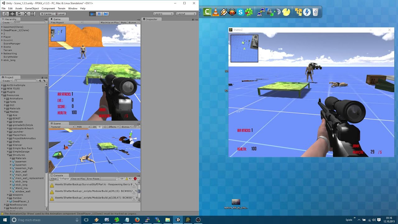 Unity3d Socket.io Server Update 3