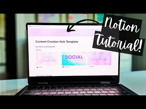 PLAN YOUR SOCIAL MEDIA CONTENT ✨detailed notion tutorial and template