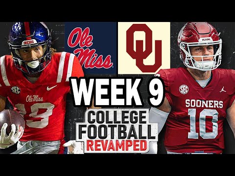 Ole Miss at Oklahoma - Week 9 Simulation (2025 Rosters for NCAA 14)