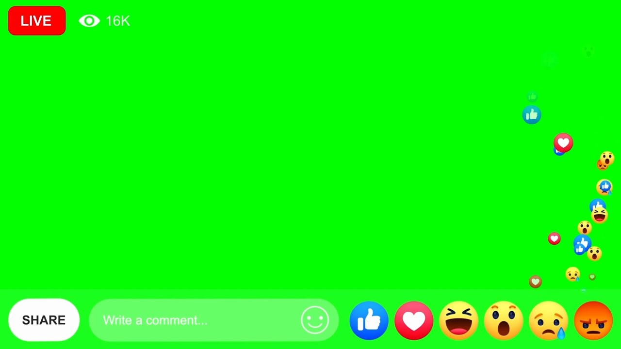 FACEBOOK LIVE GREEN SCREEN
