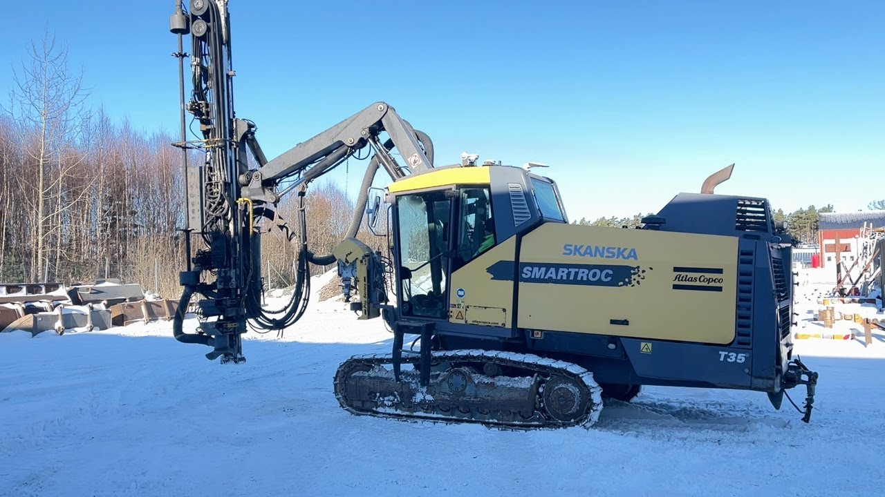 Borrigg / Borr & Borrvagn Atlas Copco T35, Lidköping, Klarav