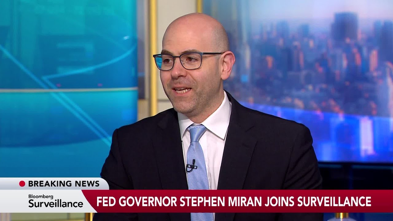 Fed's Miran Sees Recent Eco Data Pushing in 'Dovish Direction'