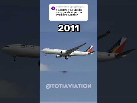 Evolution of Philippine Airlines 🇵🇭 #aviation
