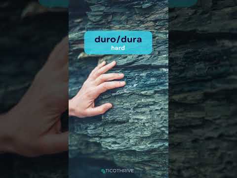 Duro vs Suave (Opposite Meaning) - COSTA RICAN SPANISH #costarica #spanish #learnspanish