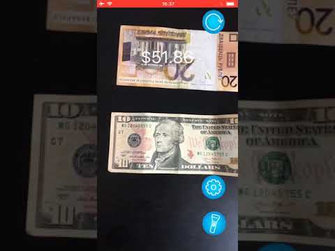 GMoney: AR currency converter. Banknote scanner exchange rate