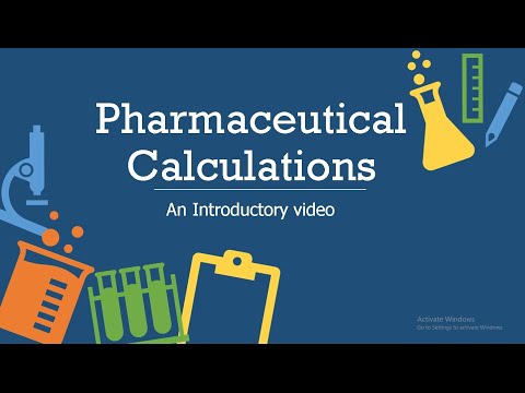 #Pharmaceutical #Calculations - An introduction