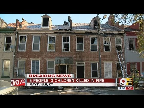 Mayor: 2 adults, 3 children killed in Maysville, Kentucky, fire