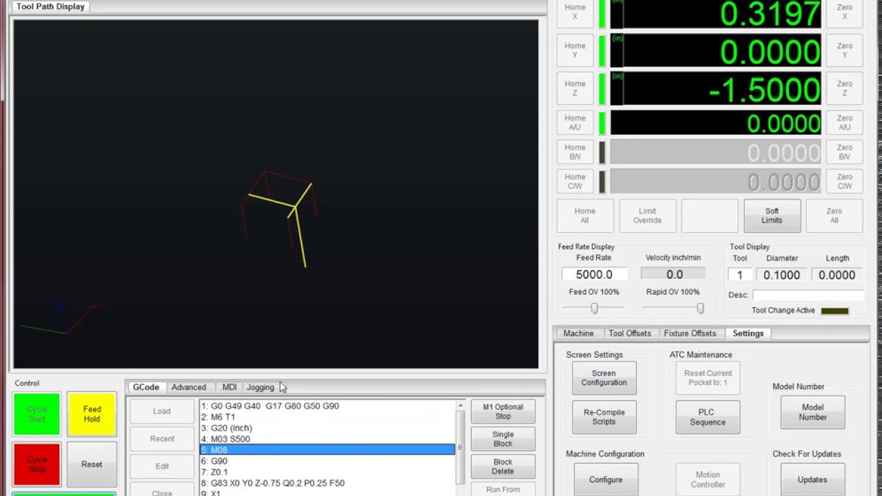 G Code Editor - MachMotion Control Tip