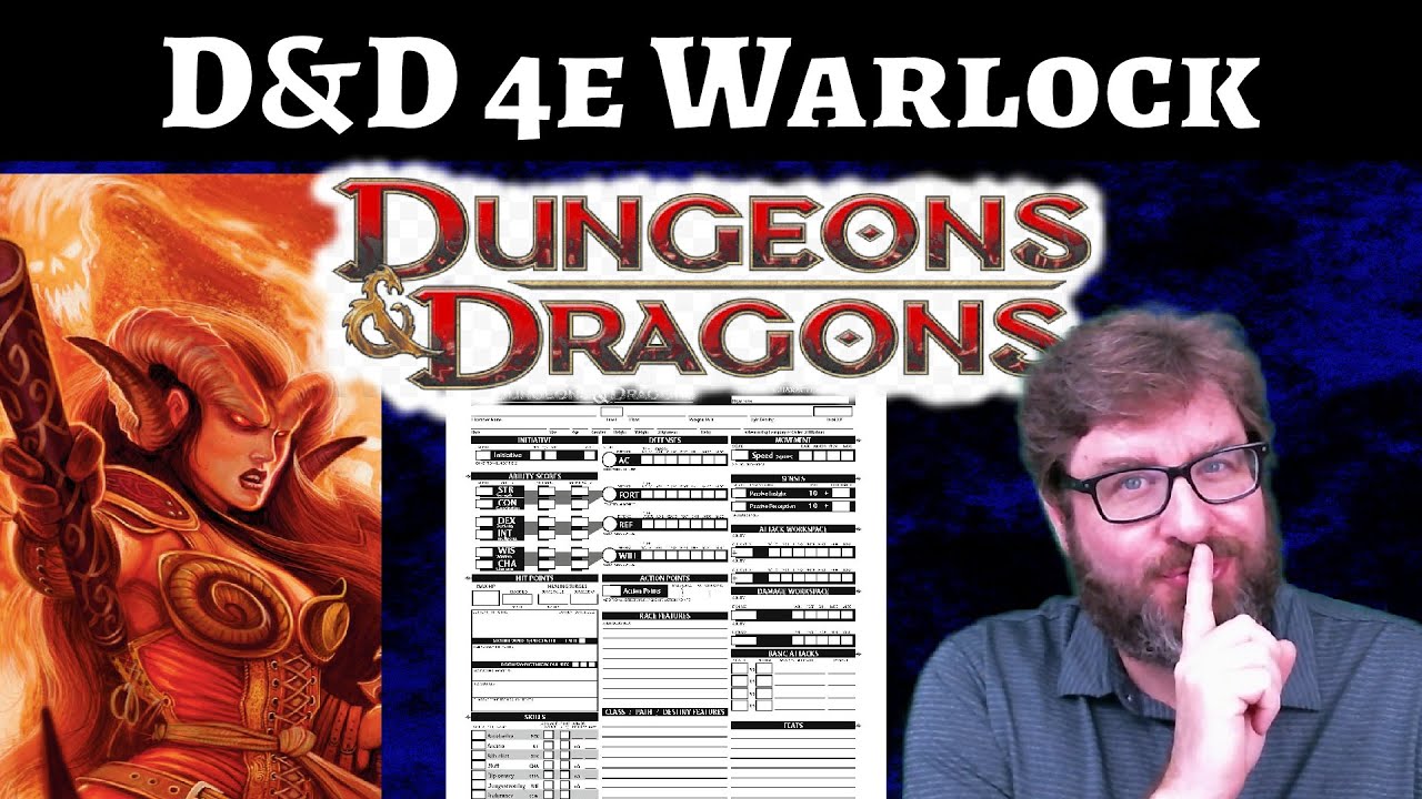 Let's CREATE a D&D 4e Tiefling Warlock