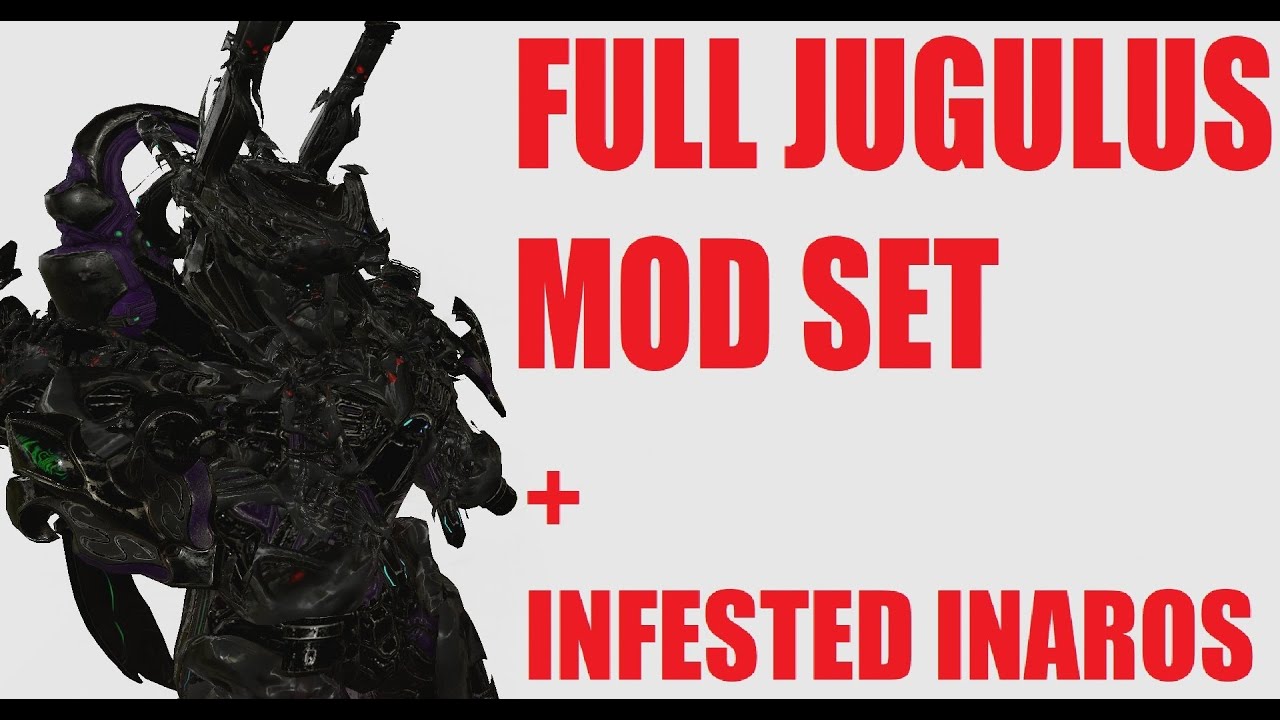 [WARFRAME] Jugulus Mod Set Mechanics/Secrets + Infested Monster Inaros l Warframe Heart Of Deimos