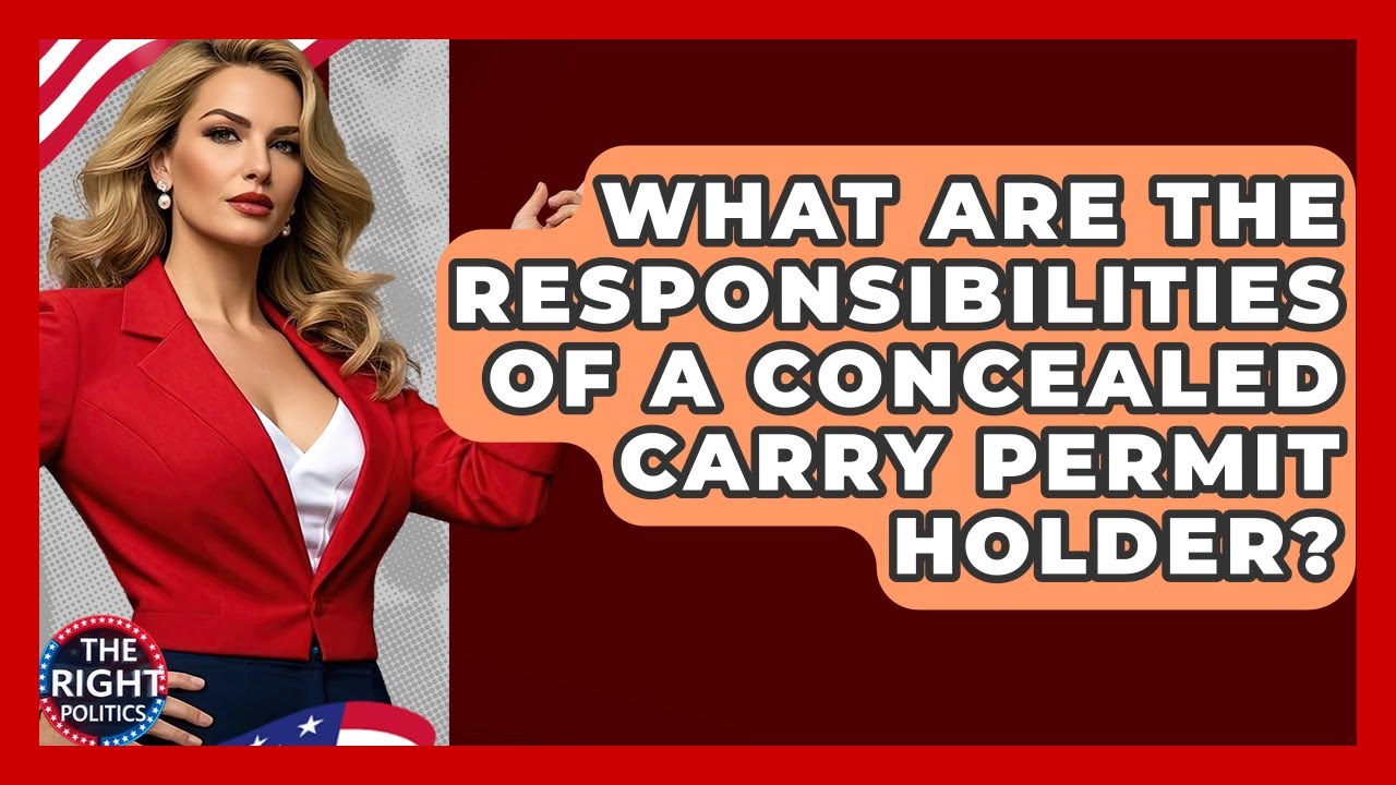 What Are The Responsibilities Of A Concealed Carry Permit Holder? - The Right Politics