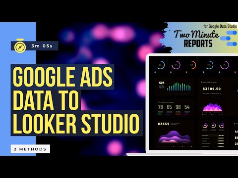 Google Ads to Looker Studio (Google Data Studio) | Free Google Ads Templates | import Google ads |