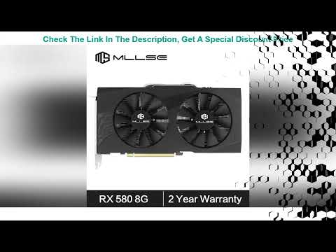 MLLSE AMD RX 580 8GB 2048SP Gaming Graphics Card GDDR5 256Bit PCI-E 3.0 16 8Pin Radeon GPU Rx 5