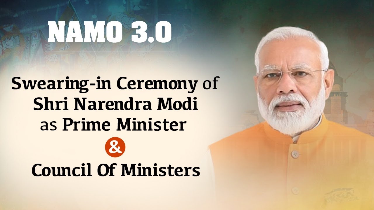 Watch LIVE: Swearing-in ceremony of Shri Narendra Modi as Prime Minister and Council of Ministers.