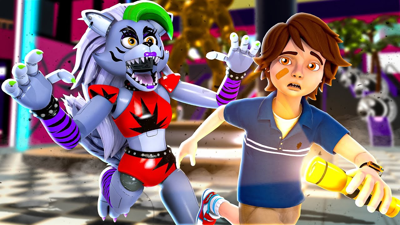 Roxanne Wolf EATS Gregory?! in Security Breach