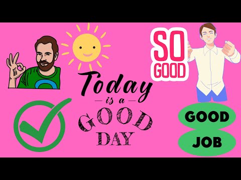 Good : very common sentences with the word good in English sentences with good english practice