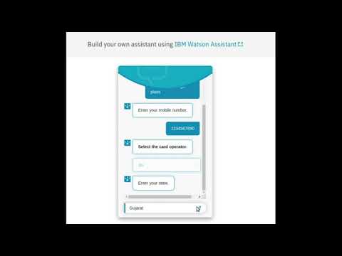 Telecom chatbot - IBM Watson