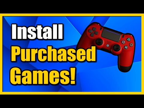 How to Download Purchased Games on PS4 Console (Find Purchased Games)