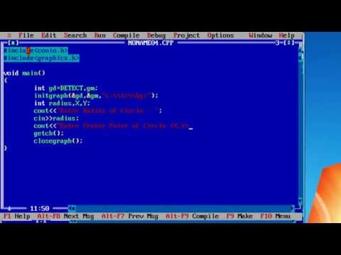 How to create circle in Computer Graphics (from user Input)