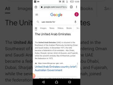 UAE stands for....