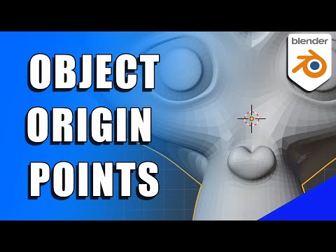 Blender 3D: Object Origin Points & How to Move Them