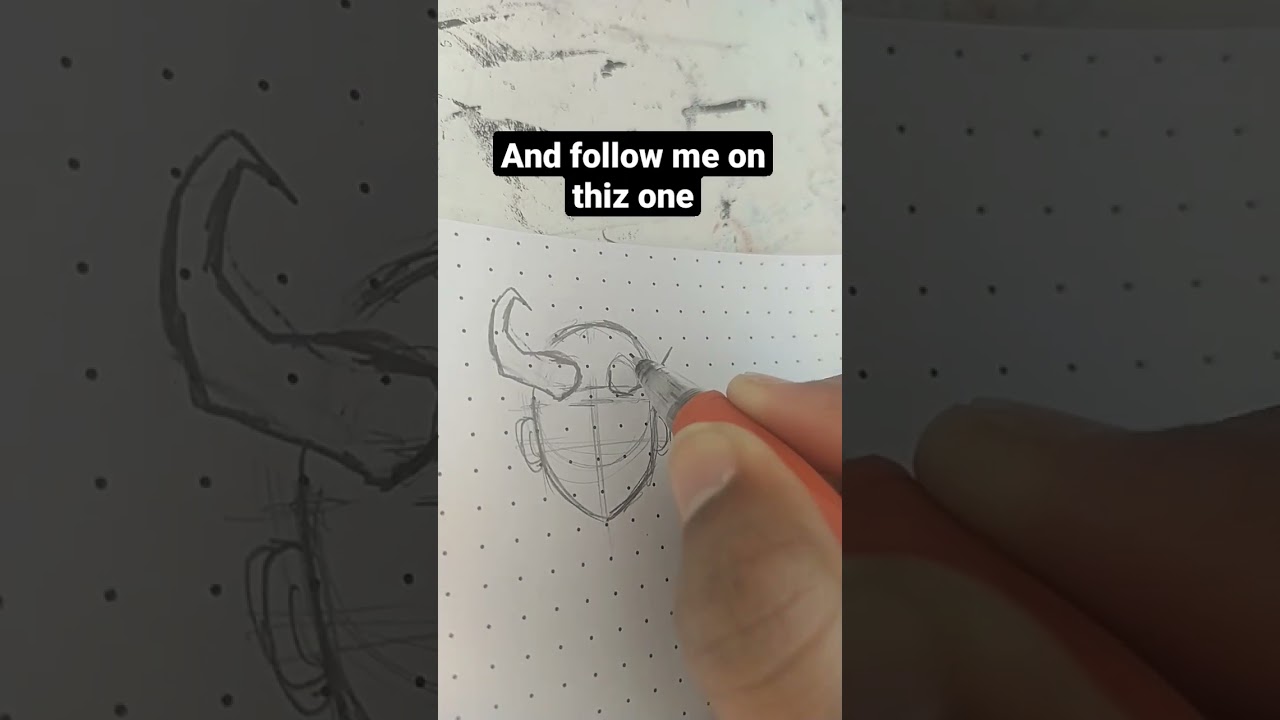 tutorial on horns . face angles P1 #art #tutorials #shorts