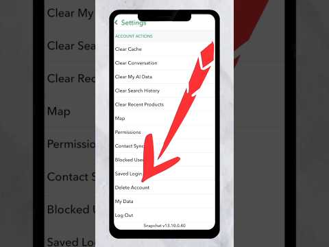 Snapchat account delete kaise kare ???? How to delete snapchat account 2024 | #shorts