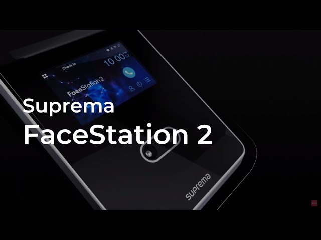 Face Recognition System - Suprema FaceStation 2 Smart Face Recognition ...