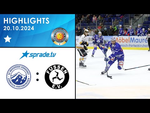 20.10.2024 - Highlights - SC Riessersee vs. EV Füssen