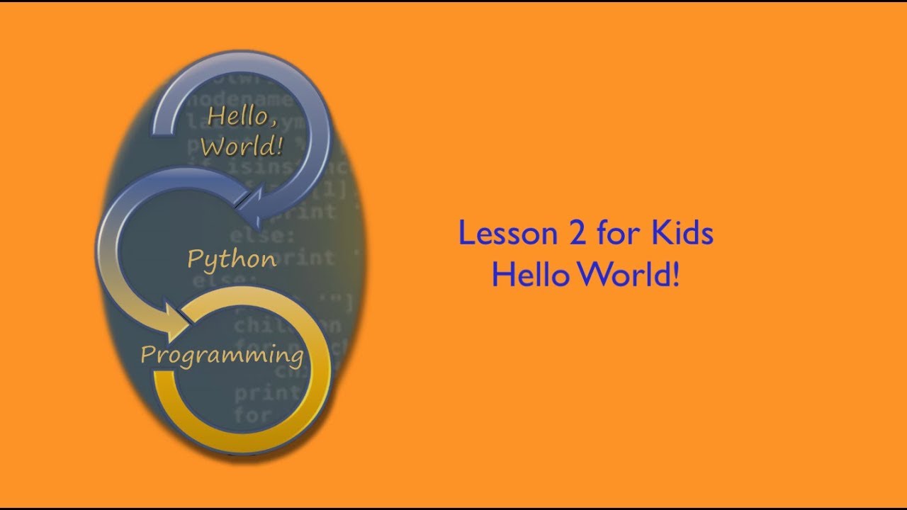 Python for Kids - With Mathew - Hello World!