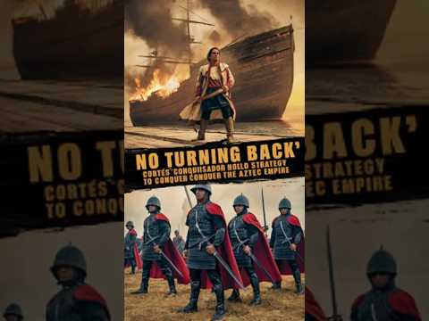 Bold Strategy of Hernán Cortés: Burning the Ships in 1519 #shorts #history #facts #viral #ytshorts