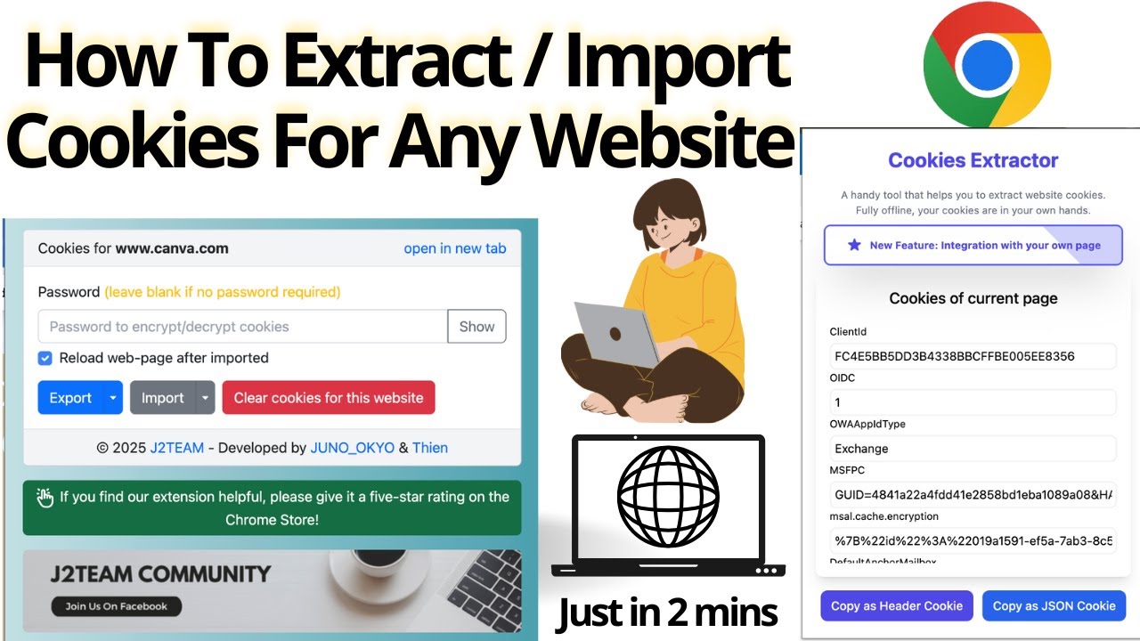 How to Export & Import Browser Sessions (Cookies) | Safe Dev Workflow & Security Tips