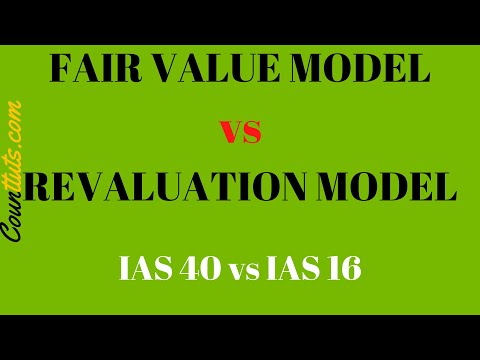 Fair Value Model vs Revaluation Model | IAS 40 vs (IAS 16