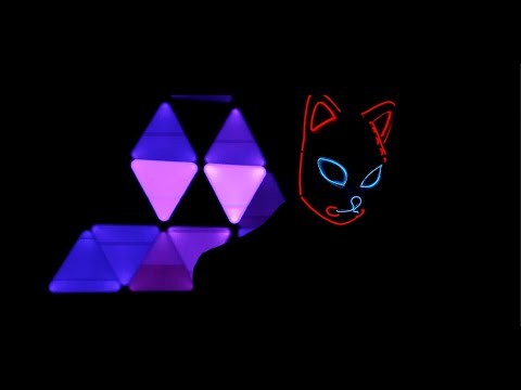 Sony A7III - CINEMATIC VIDEO | NanoLeaf - Shapes Triangles | Tanjiro - Kitsune Mask (Demon Slayer)