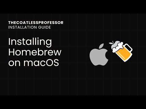 Downloading and Installing Homebrew on macOS