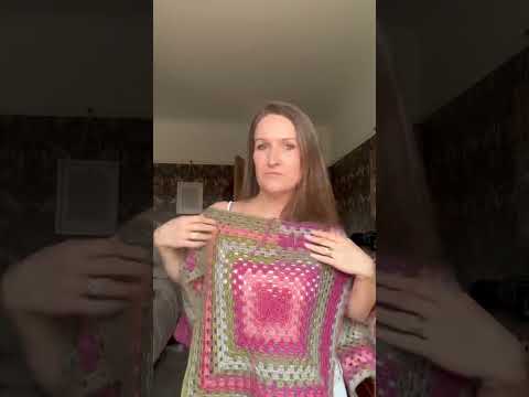 How to make a sweater from 4 granny squares