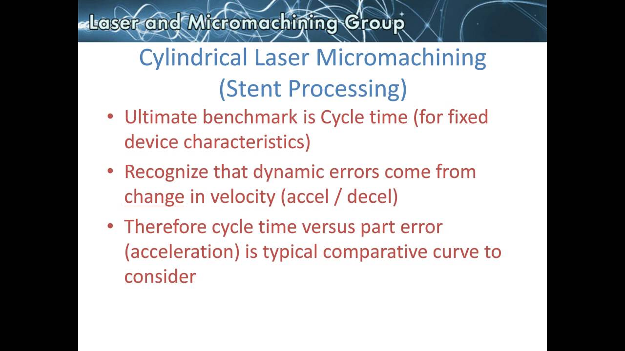 Acceleration versus Error – Balancing Performance for Cylindrical Laser Processing Applications
